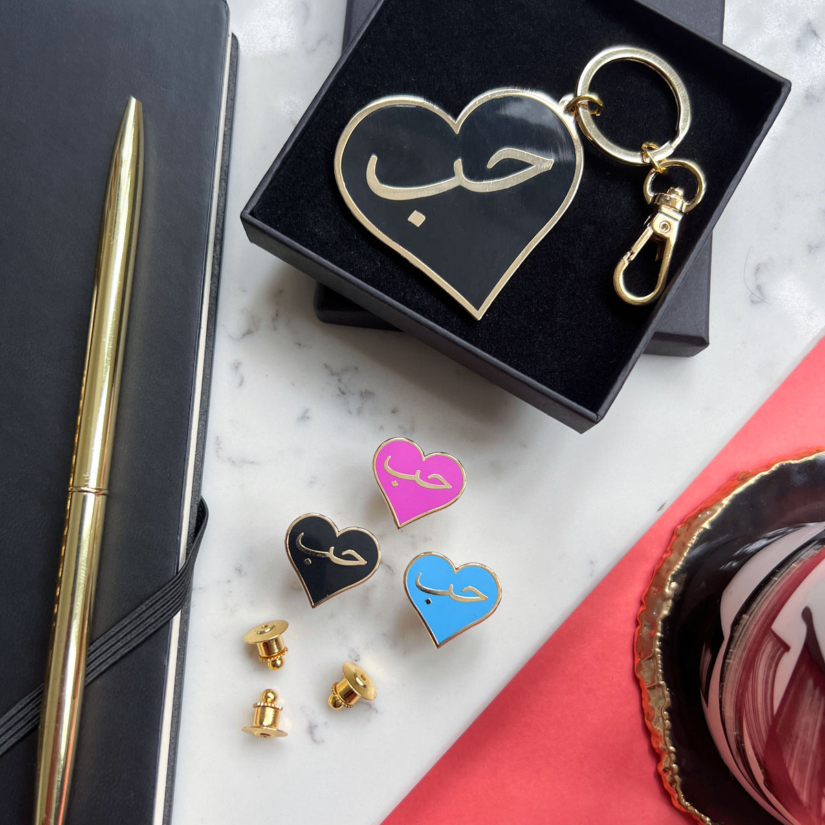 Hub Heart, Lapel Pins by Safar London